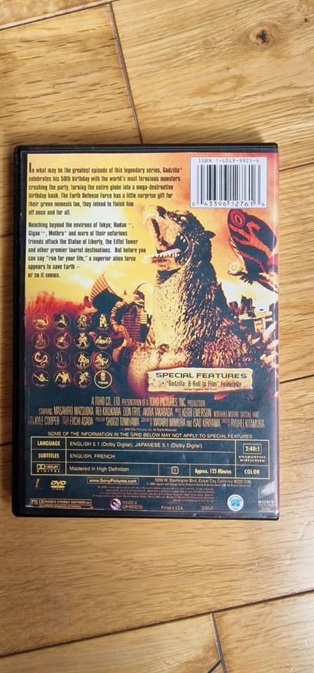 Godzilla Final Wars DVD 50th Anniversary Edition | eBay UK