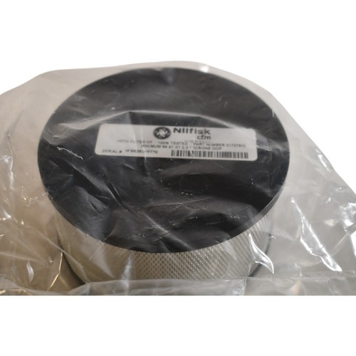 NEW Nilfisk 01727605 FILTER CARTRIDGE HI-TEMP HEPA MINIMUM 99.97% AT 0. ...