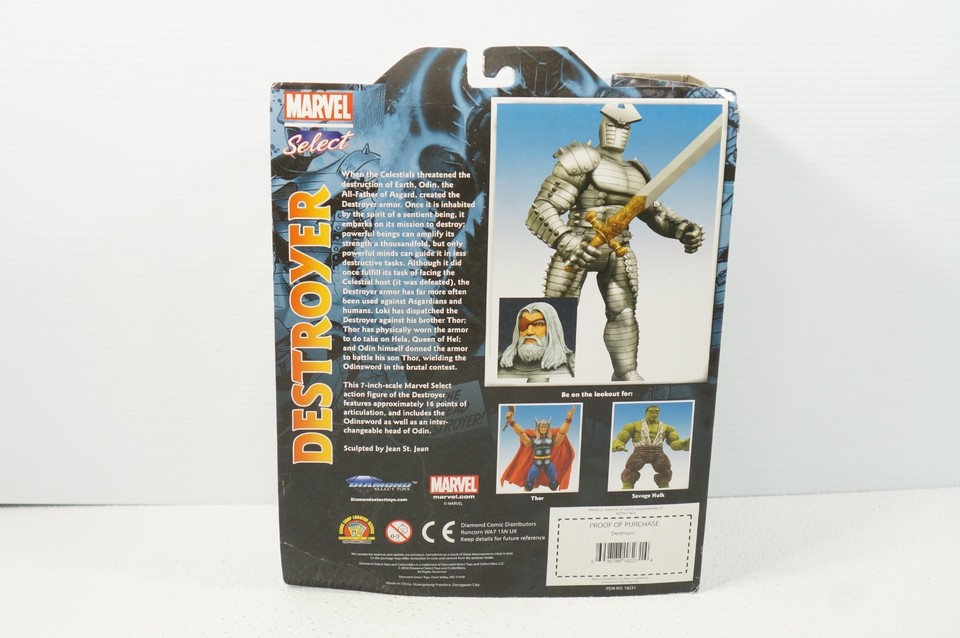 Marvel Select Destroyer Figure Diamond Select Odin All Father | eBay