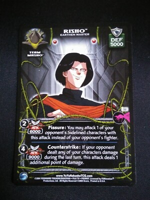 Yu Yu Hakusho TCG CCG Risho Earthen Master C62 Unlimited Betrayal Card ...