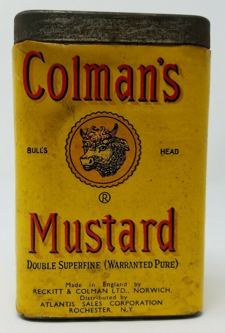 Antique, Vintage Colman's Mustard Tin Paper Label | eBay