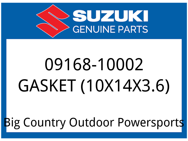 NOS Suzuki Drain Plug Gasket 09168 10002 for sale online | eBay