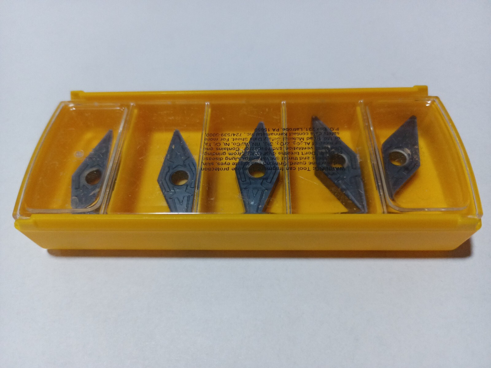KENNAMETAL VNGG432LF VNGG220408LF New Carbide Inserts 1871317 Grade ...
