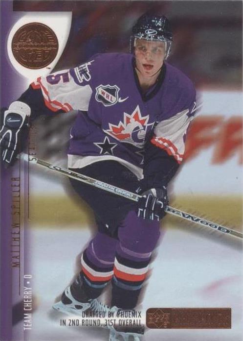 2001-02 Upper Deck CHL Prospects Game Used Edition - Matthew Spiller #5 ...