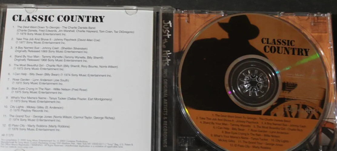 Classic Country Various Artists CD - 2003 Sony - Preowned | eBay