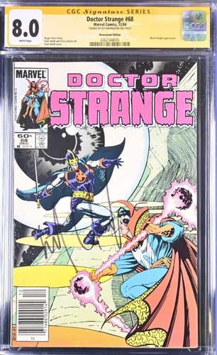 DOCTOR STRANGE #68 - 12/84- SIGNATURE SERIES - SIGNED BY KIT HARINGTON ...