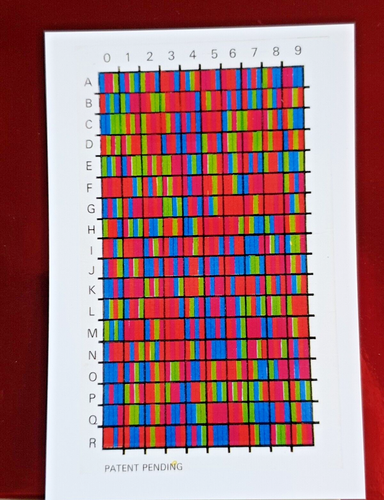 NEW EXTRA LARGE A5 Size CODE CARD for JET SET WILLY . Sinclair ZX ...