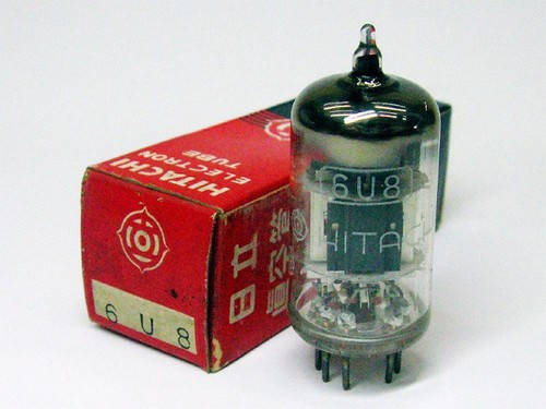 Hitachi Vacuum Tube 6U8 NOS Original Box Vintage Voltage Amplifier ...