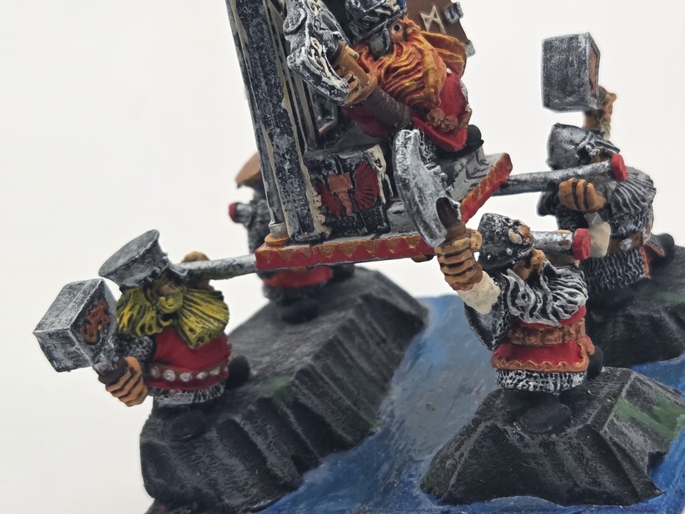 Warhammer Dwarf Throne of Power Metal Rare Citadel Thorgrim ...