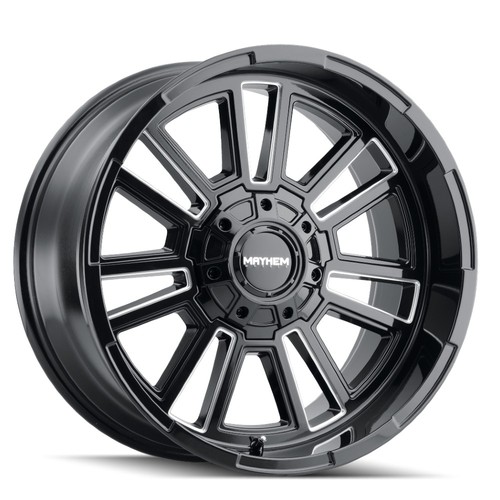 20x10 Black Wheels Mayhem 8115 Apollo 8x6.5/8x165.1 -19 (Set of 4) 125. ...