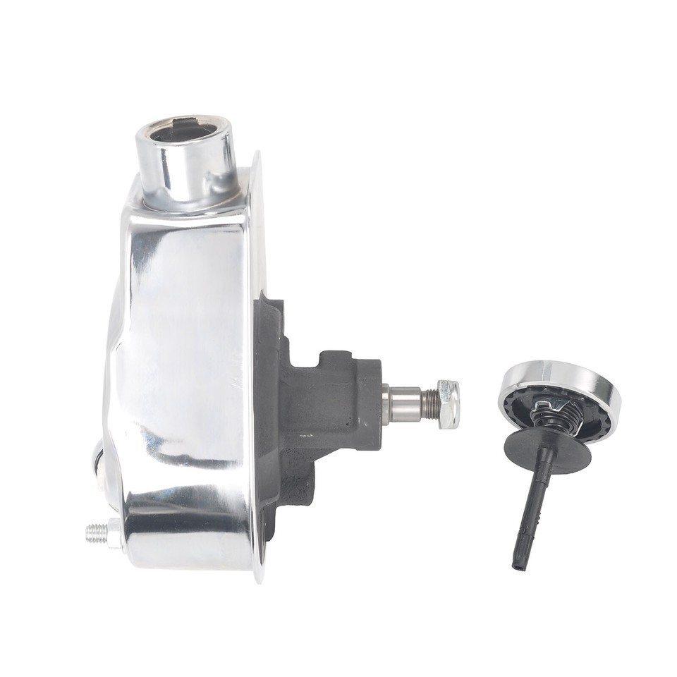 Polished Power Steering Pump Keyway Style For Chevy Ford GM Chrysler P ...
