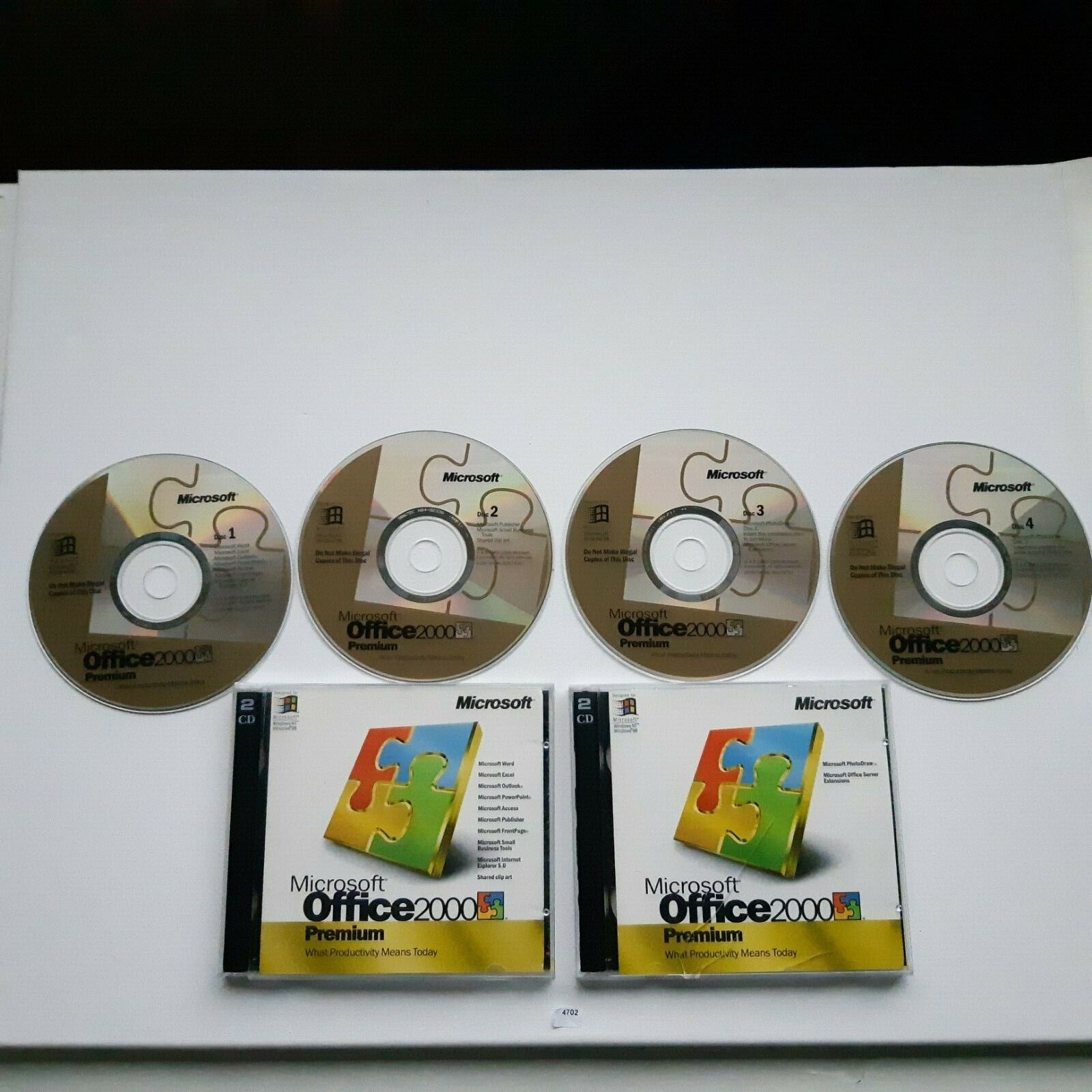 Microsoft Office 2000 Premium 4 discs with product key | eBay