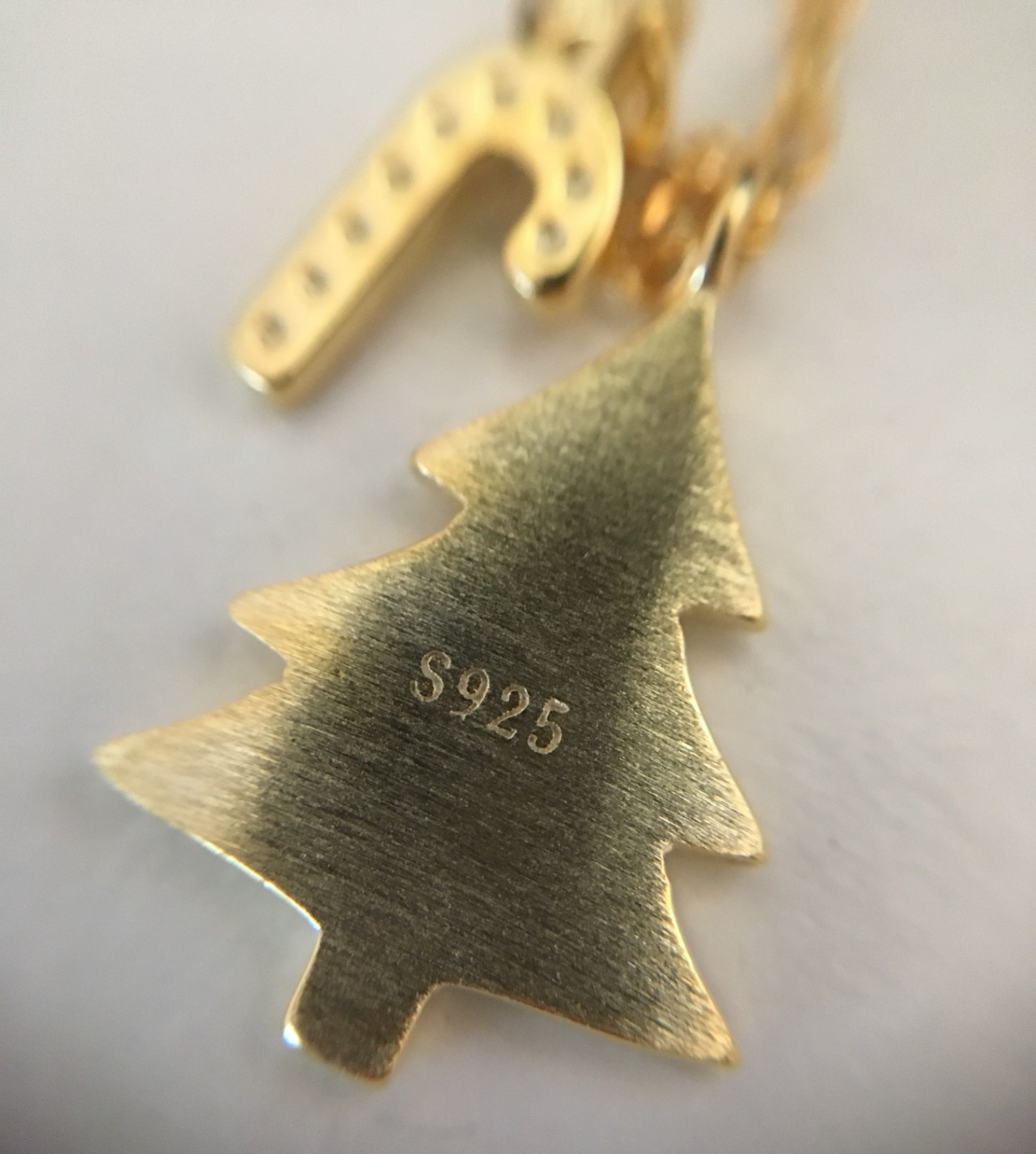 Gold Plated 925 sterling silver Christmas Tree Pendant Necklace | eBay