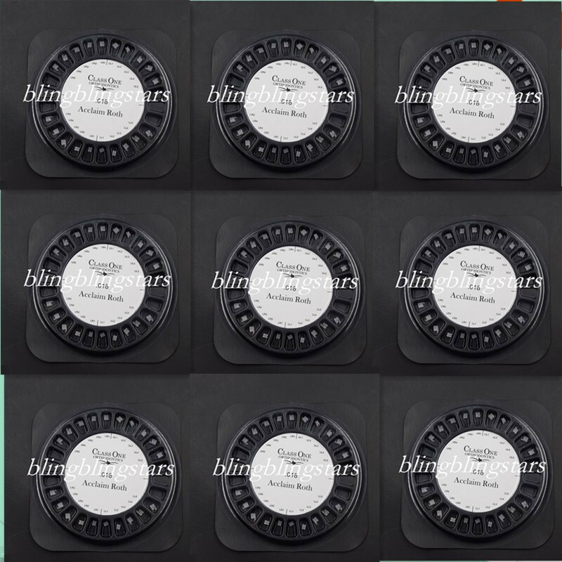 10 Boxes Dental Orthodontic Ceramic Bracket Brace 018/022 Roth/Edgewise ...