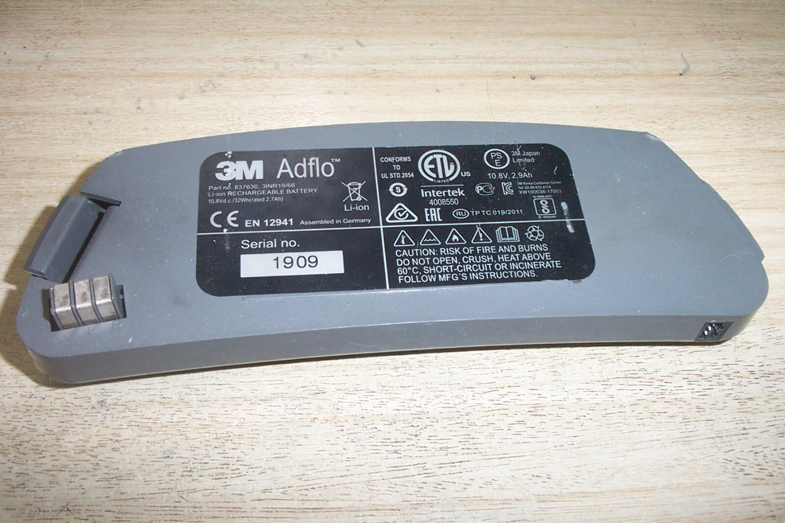 RE-PACK YOUR 3M Adflo Li-Ion Battery REPACK, 837630 **READ FULL ...