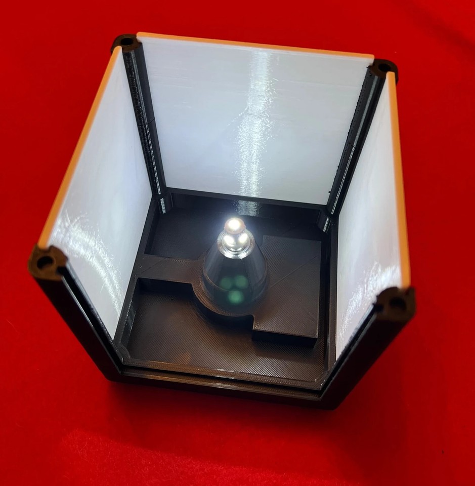 Personalised LED Lithophane Light Box, 3D Printed, Battery Operated ...