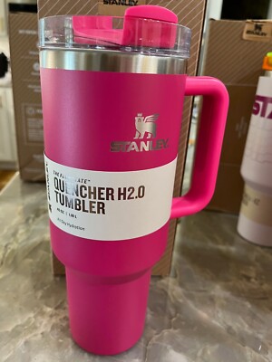 Hot Pink 40oz Flowstate Stanley Tumbler | eBay