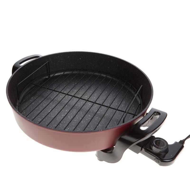 Curtis Stone Dura-Pan 14" Electric Skillet with Removable Divider ...