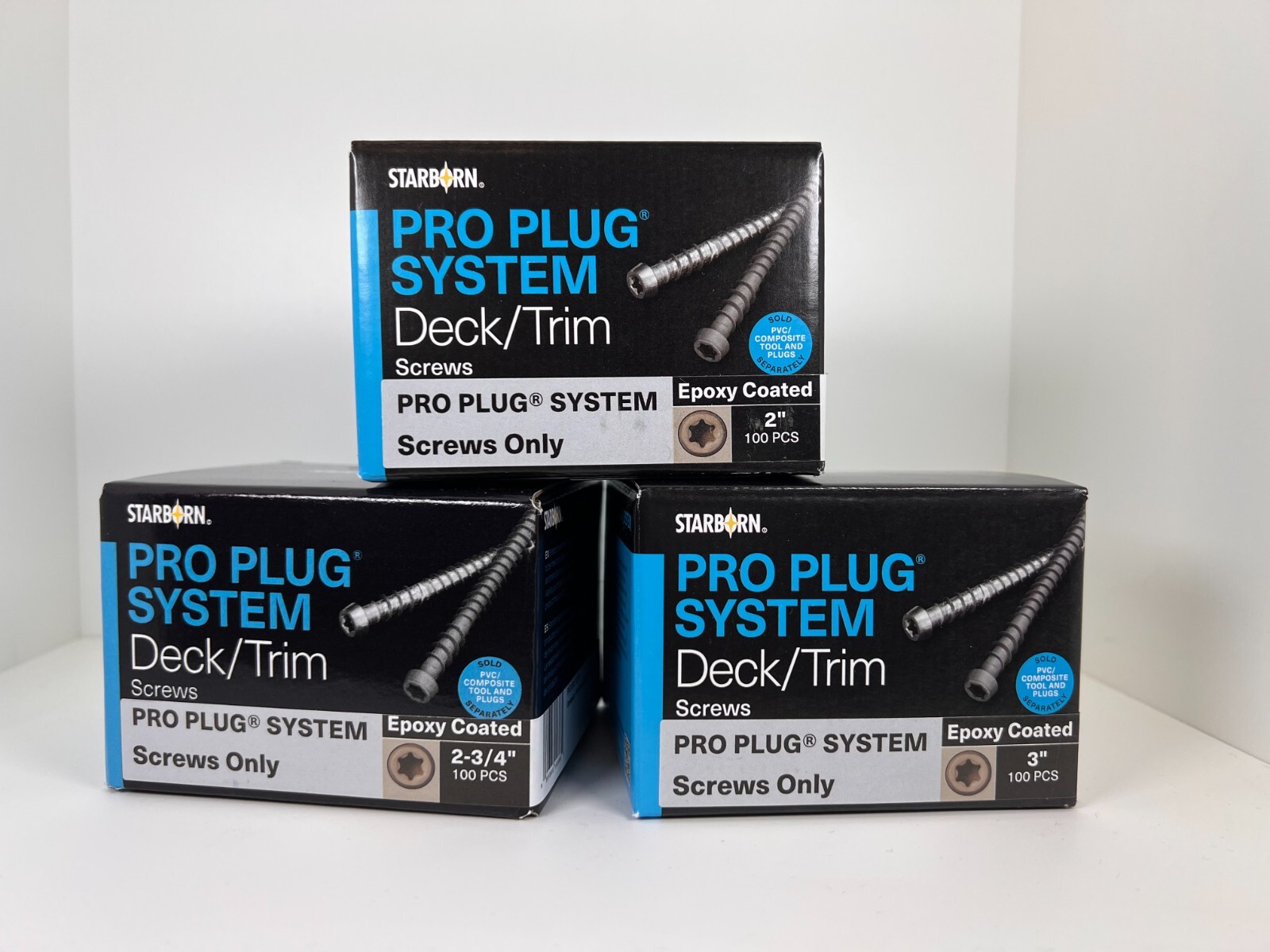 StarBorn, Pro Plug System, Deck/Trim Epoxy Screws | eBay