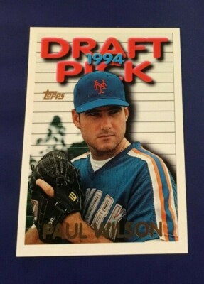 1995 Topps # 621 PAUL WILSON ROOKIE 1994 Draft Pick New York Mets | eBay