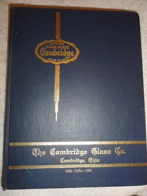 The Cambridge Glass Company 1949-1953 HC BOOK Fine Handmade Table ...