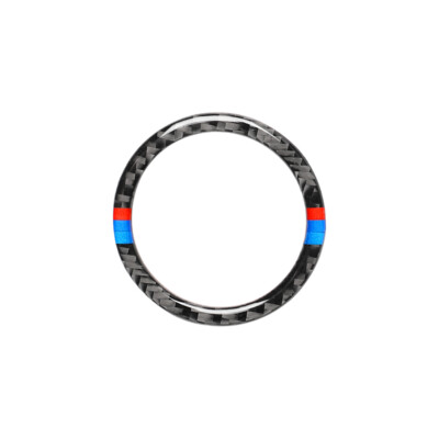 Car For BMW E60 5 Series Carbon Fiber M Stripe Engine Ignition Keyhole ...