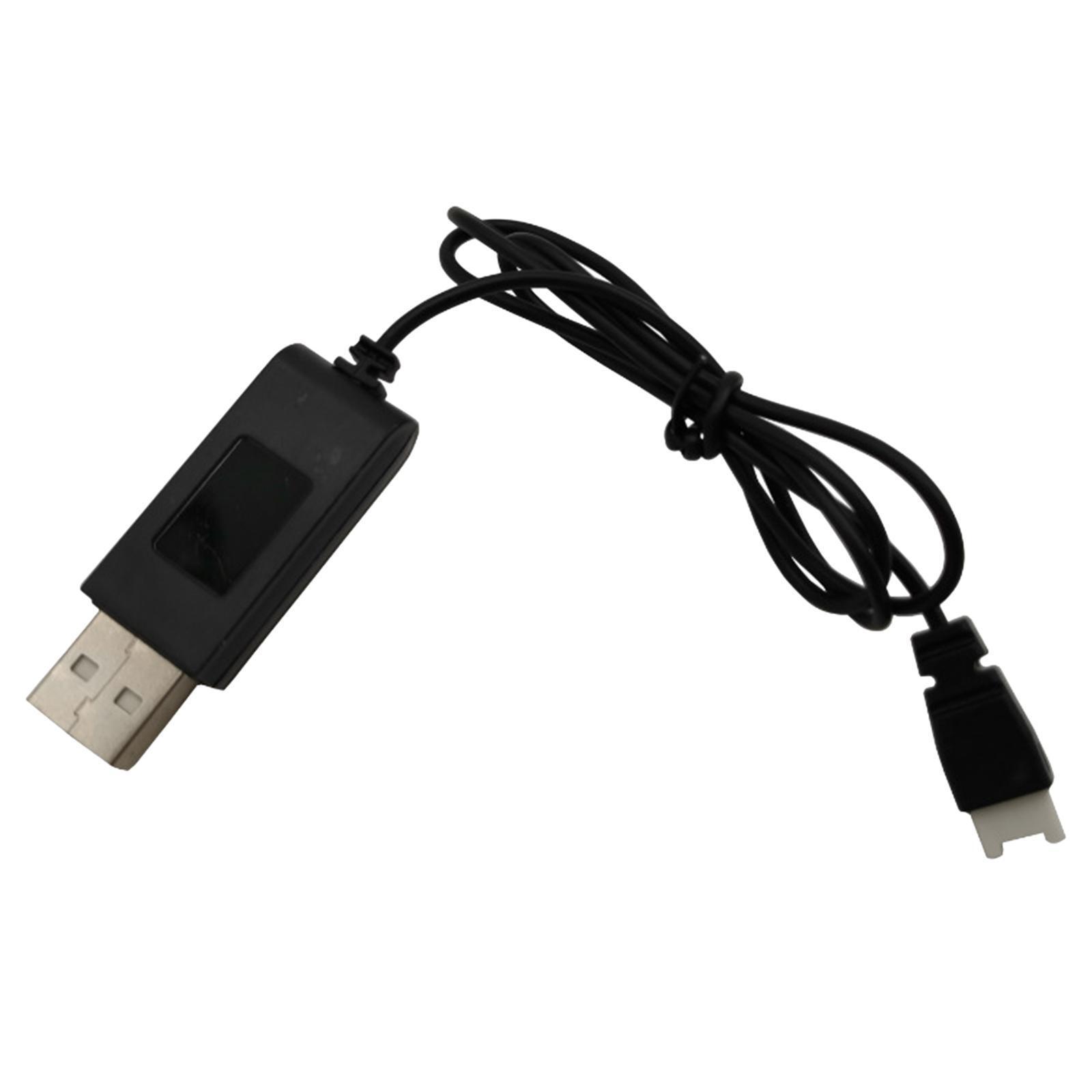 USB Battery Charging Cable 3.7V Durable Black Length 58cm Replacement ...