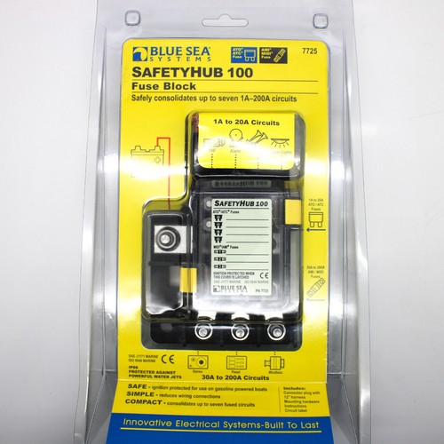 Blue Sea Systems 7725 Safety HUB 100 Fuse Block | eBay