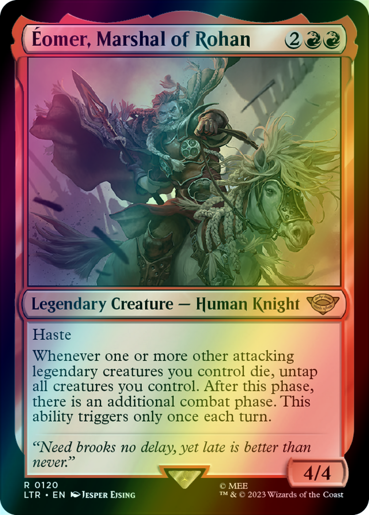 Eomer, Marshal of Rohan FOIL, The Lord of the Rings, MTG NM/M | eBay