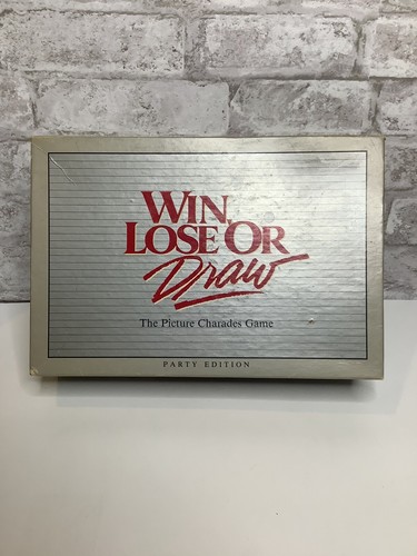 Milton Bradley Win Lose or Draw Party Edition Game Vintage 1988 ...