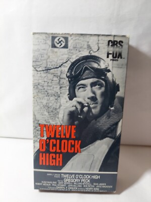 Twelve O'Clock High VHS VCR Video Tape Movie Used Gregory Peck B&W ...