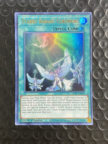 YuGiOh! - Starry Knight Ceremony GFTP-EN033 Ultra Rare 1st Edition Near ...