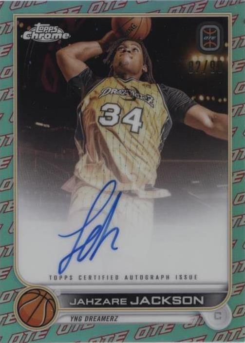 2022-23 Topps Chrome OTE Overtime Elite - Chrome Autographs Jahzare ...