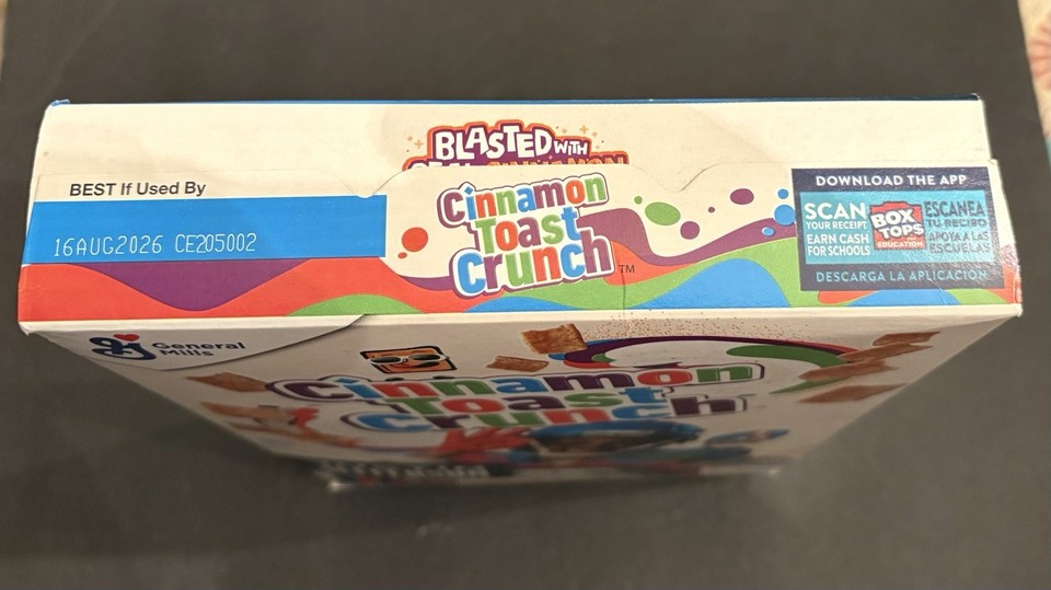 NEW Justin Jefferson’s Cinnamon Toast Crunch Cereal Box | eBay