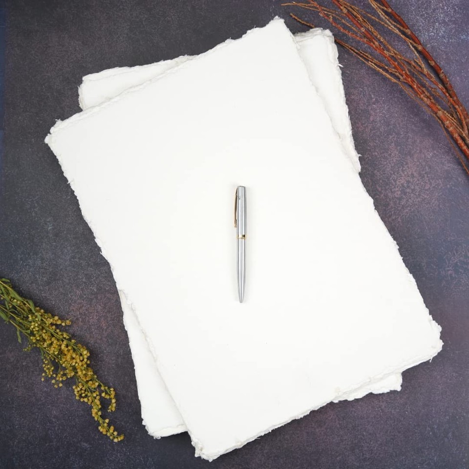 400 GSM / 25 Sheets - Rough/Textured Watercolor Drawing/Sketching Paper ...