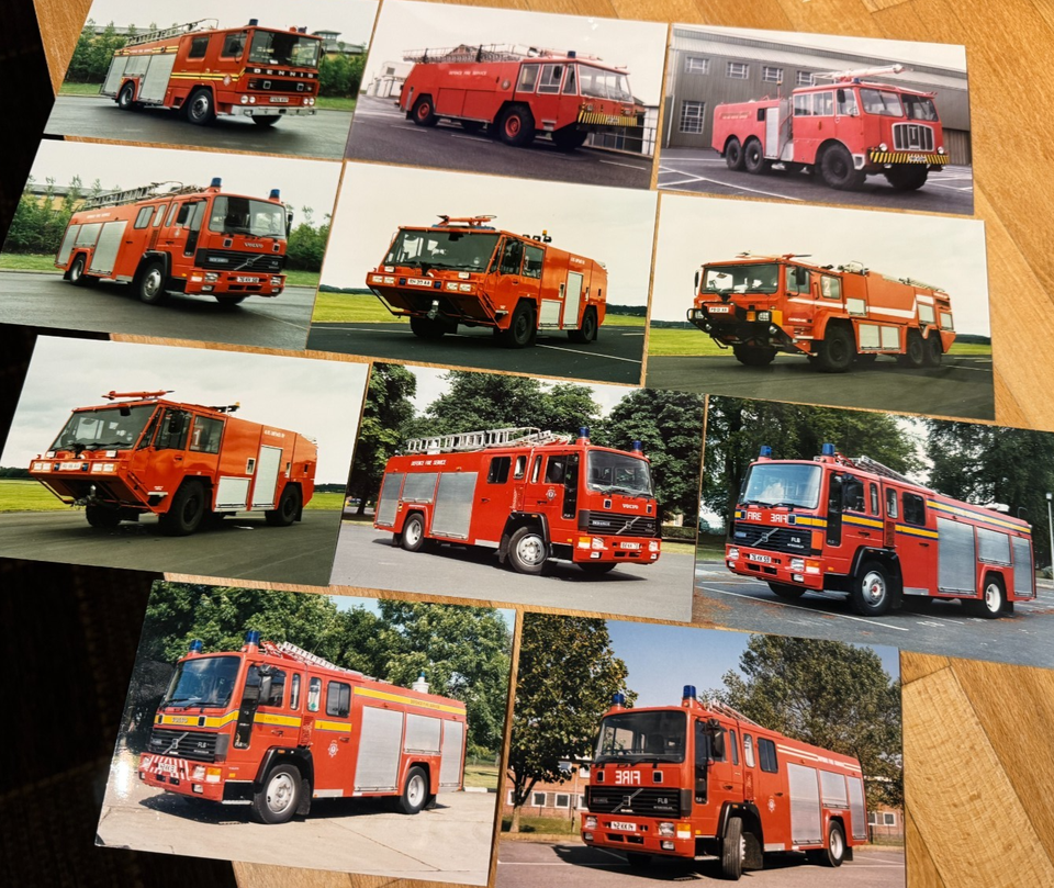30 x Defence / RAF / Royal Navy Fire Engine 6" x 4" Photographs | eBay UK