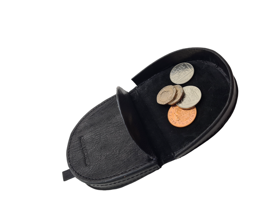 New High Quality Real Leather Coin Tray Pouch Pocket Loose Change ...