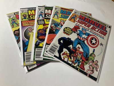 Marvel Super Action 1 2 3 4 5 Vf Very Fine 8.0 Marvel Comics | eBay