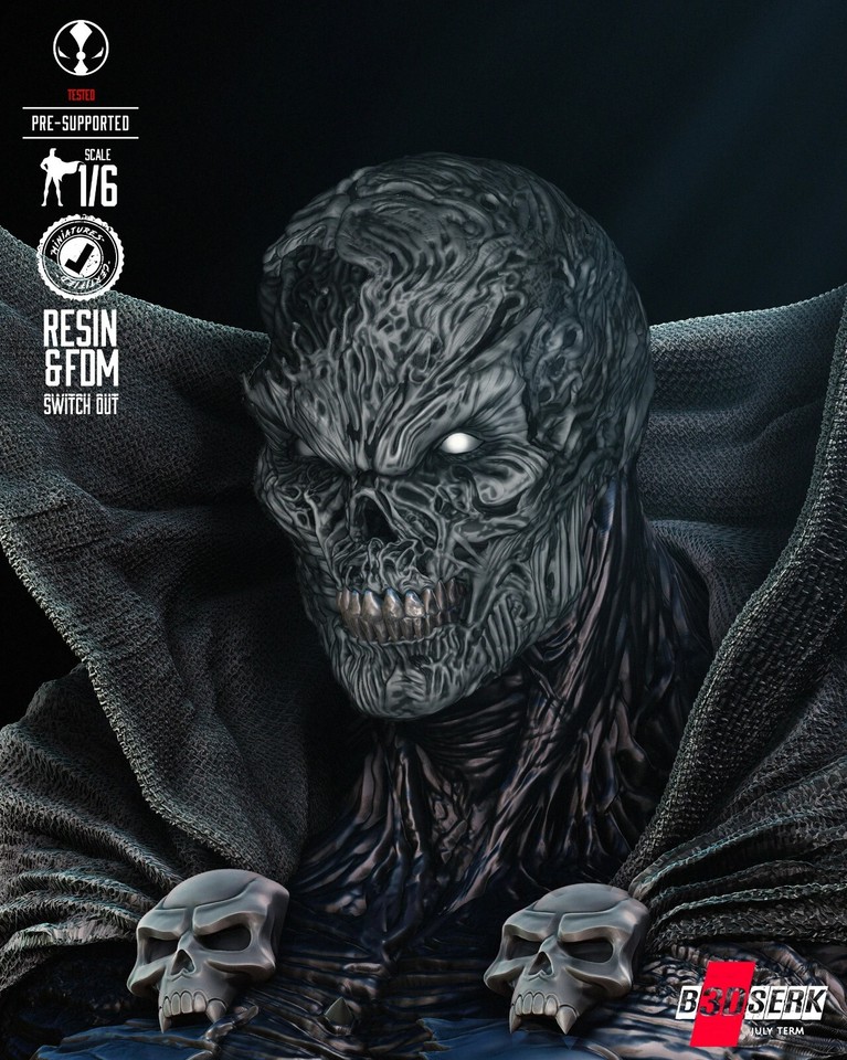 Spawn Sculpture (450mm)/3D Printed/Unpainted/Unassembled/GK/B3Dserk | eBay