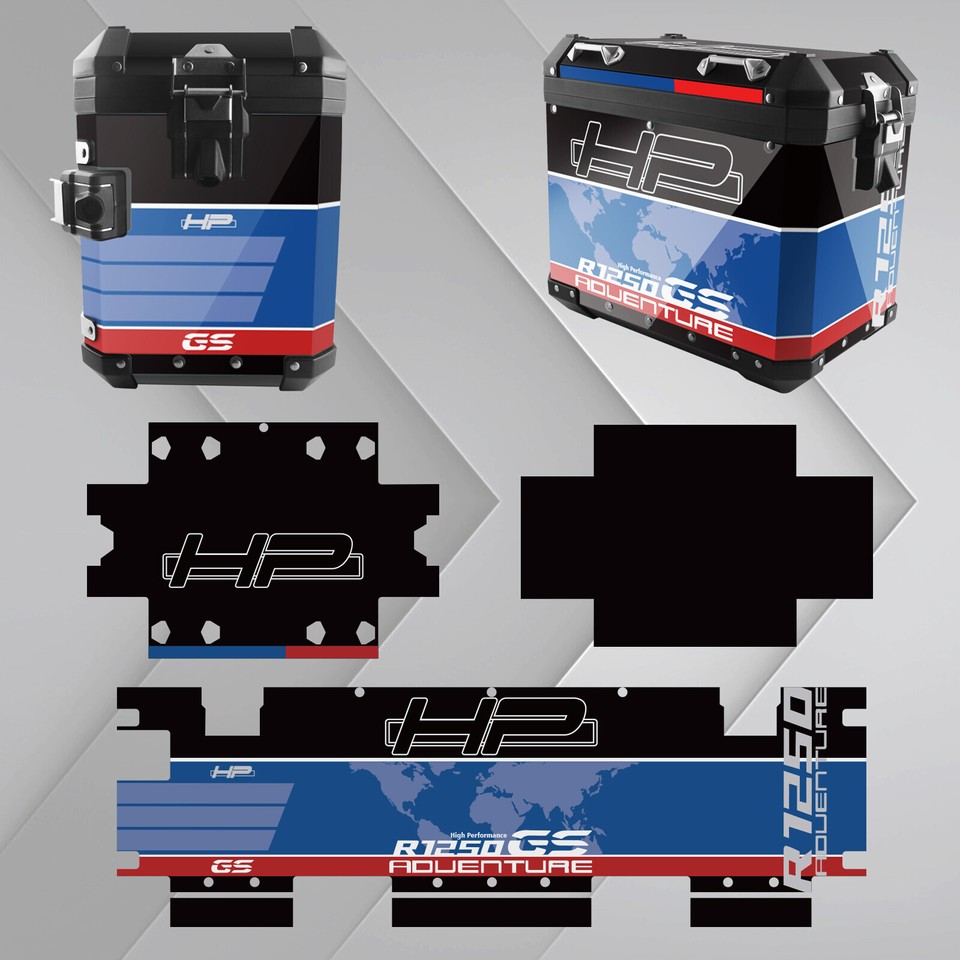 For 2019-2024 BMW R1250GS ADV HP Tail Top Side Box Protector Cover ...