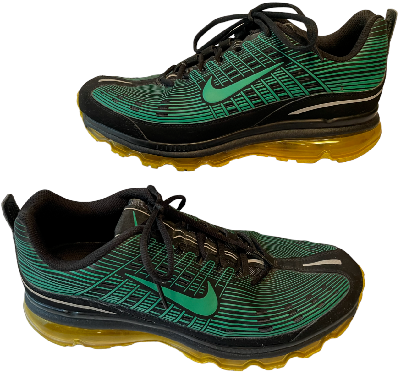 RARE 2012 NIKE Plus AIR Max VIPER Green Black Sneakers Shoes mens 13 ...