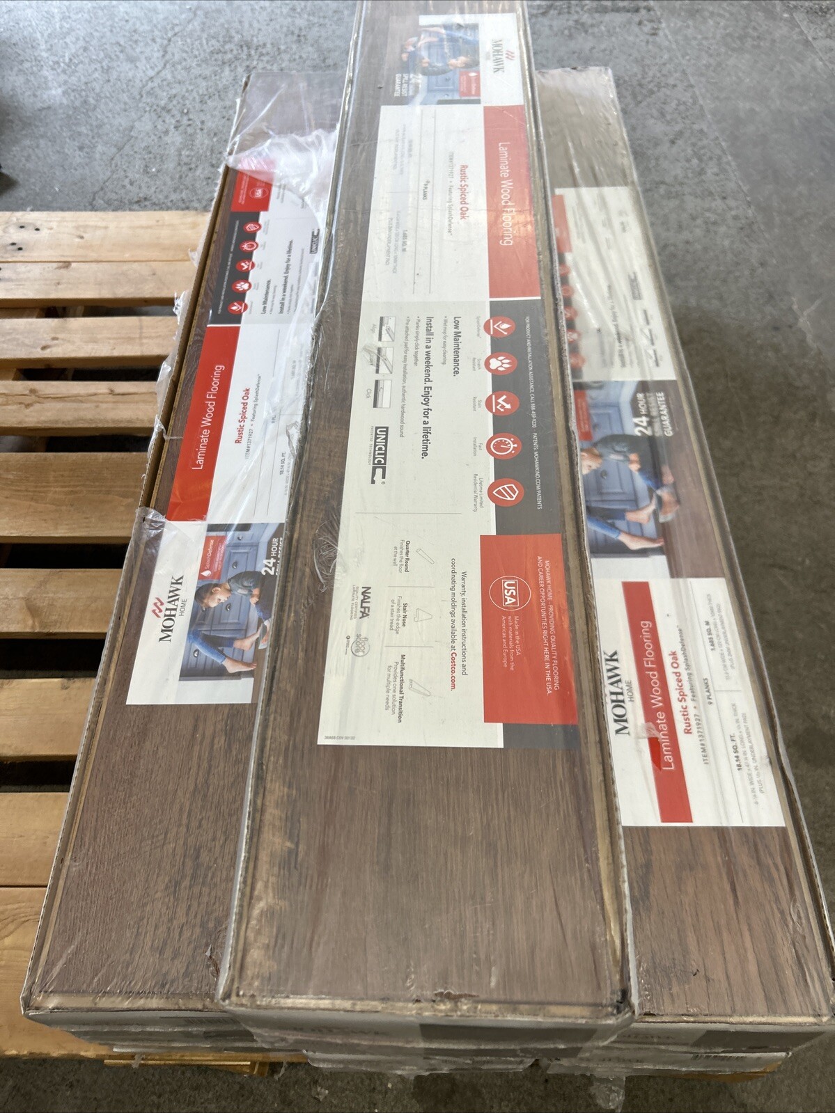 Mohawk Rustic Spiced Oak Laminate Flooring for sale online | eBay