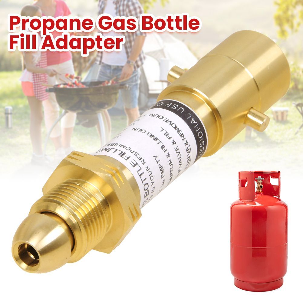 Refill Propane Gas Bottle LPG UK Fill Adapter Filling Point Bayonet ...