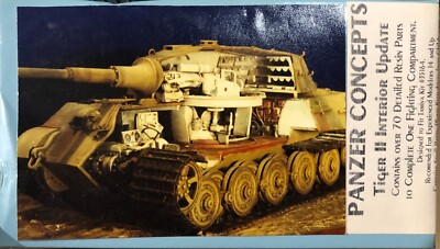 PANZER CONCEPTS 1/35 TIGER II INTERIOR UPDATE for TAMIYA MODEL KIT NIB ...