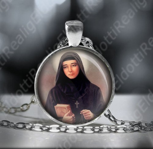 St Rafqa Rafka Catholic Necklace - Patron Saint Religious Pendant | eBay