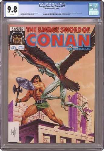 Savage Sword of Conan #108 CGC 9.8 1985 4509496003 | eBay