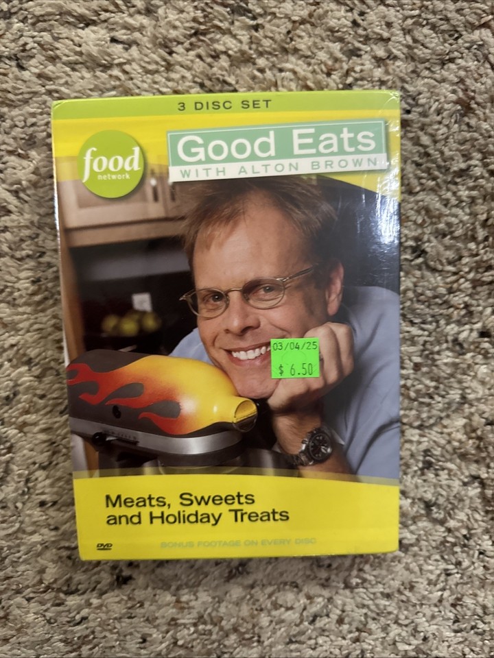 Good Eats w/Alton Brown: Meats,Sweets And Holiday Treats (3-DVDSet) new ...