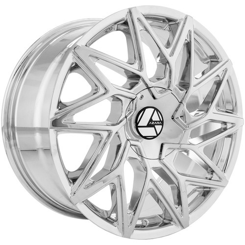 Azara AZA-511 22x8.5 5x112/5x4.5" +38mm Nano Chrome Wheel Rim 22" Inch ...