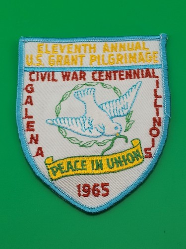 Eleventh Annual U.S. Grant Pilgrimage Galena Illinois 1965 Patch BSA ...
