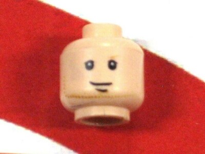 Lego Minifigure Amish Bearded Head w paint wear MINIFIG Original Figure ...